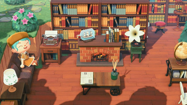 Coffee Shop Library Sets (48 Items) - ACNH Theme - Animal Crossing New ...