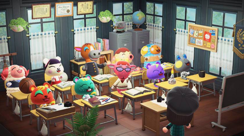 Classroom Furniture Set (63 items) - ACNH Theme - Animal Crossing New ...