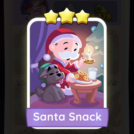 Santa Snack - Monopoly Go Stickers - susanexpress.com